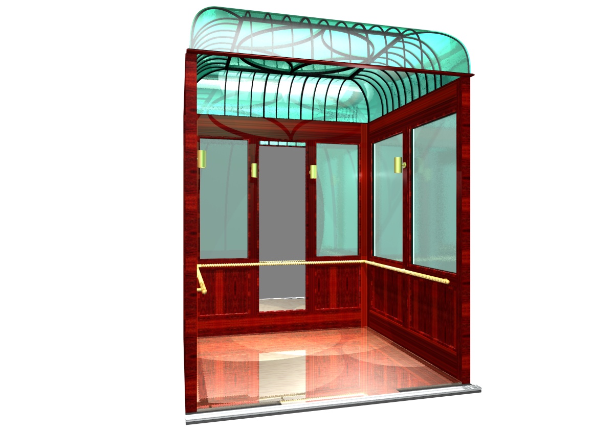 Elevator 3D Model | Rendering | Design - Roys Rise Luxury Elevator